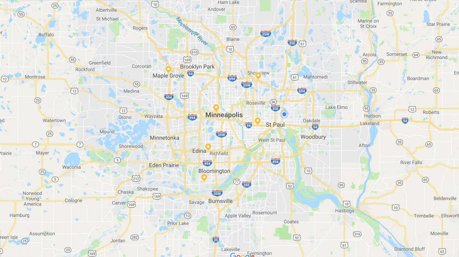Twin Cities Map | Positive Light Media